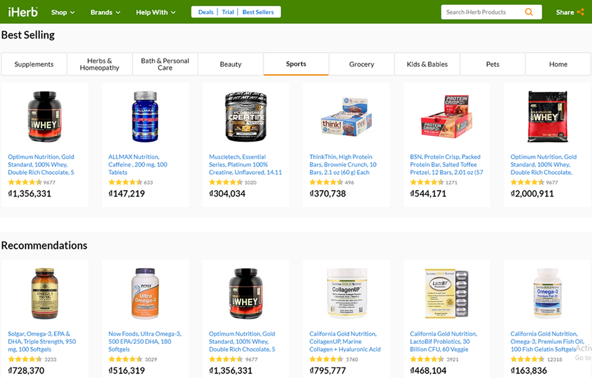 Cách thức mua hàng trên trang Web iHerb ship về Việt Nam - Khoai Blog