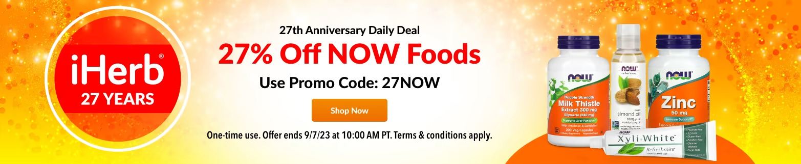 Sinh nhật iHerb 27 tuổi với nhiều khuyến mãi lớn nhất trong lịch sử - Khoai Blog