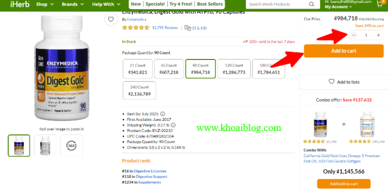 Hướng dẫn cách mua hàng iHerb mới nhất năm 2024 - Khoai Blog